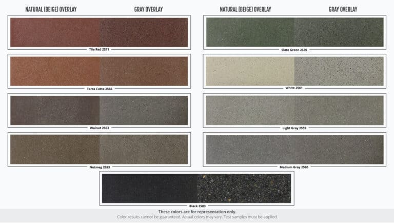 Integral Color for Overlays - Prosoco