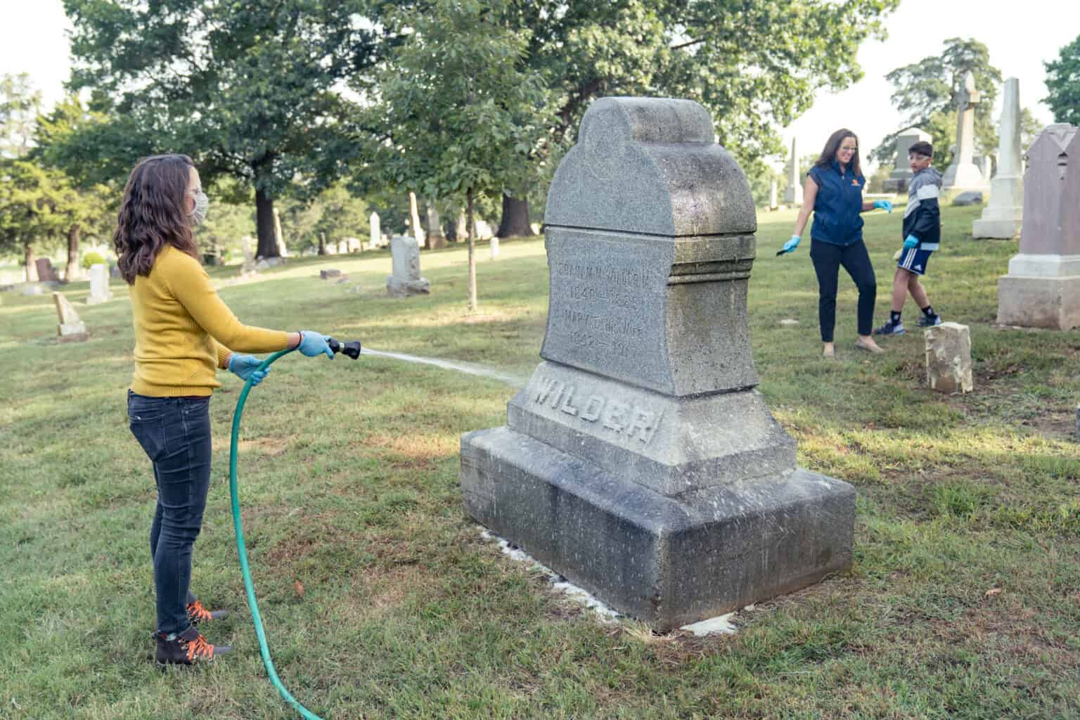 How to Properly Clean Headstones, Monuments and Grave Markers