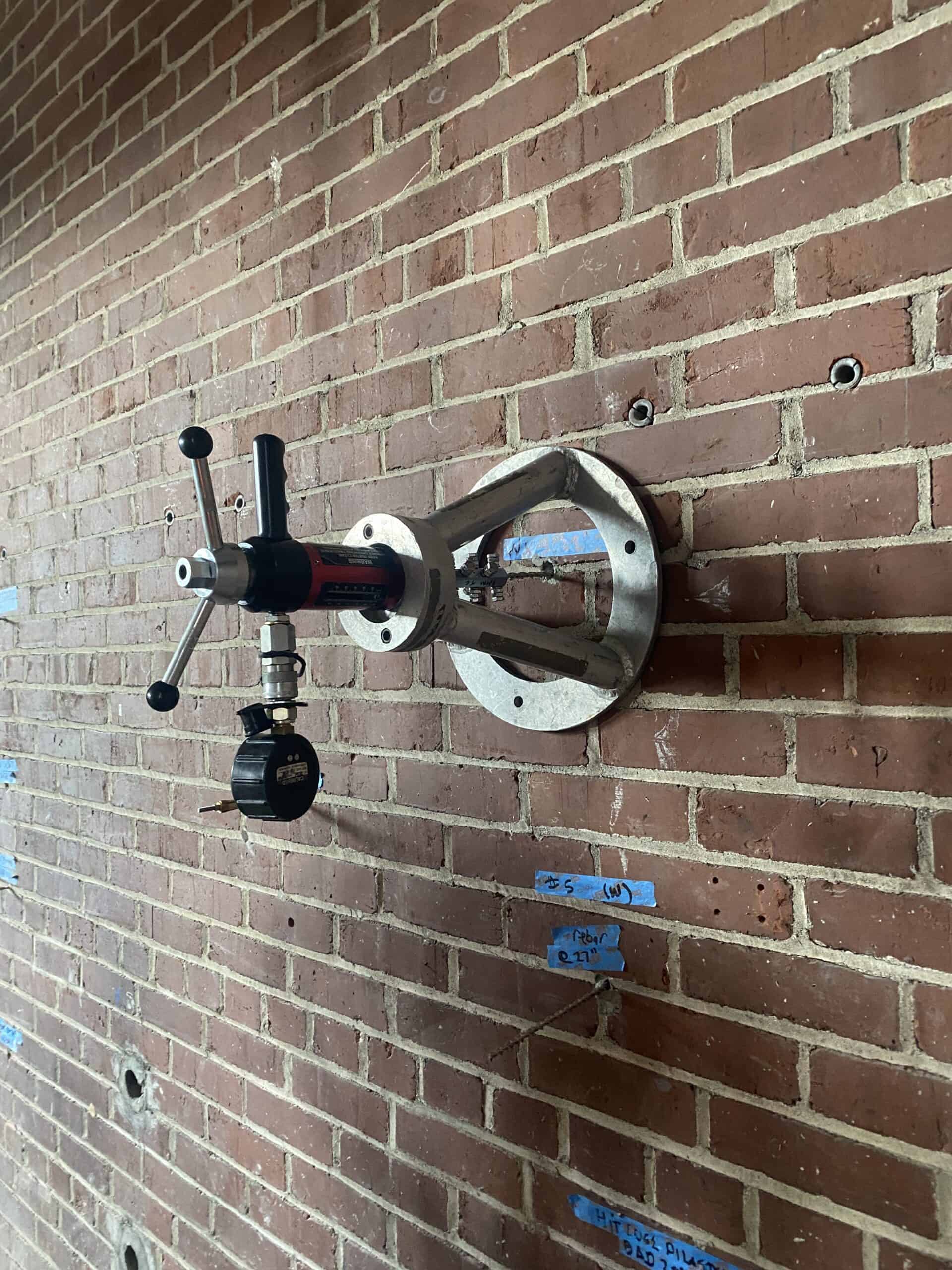 Customized Anchors for Benson High School's Interior Brick Wall: A ...