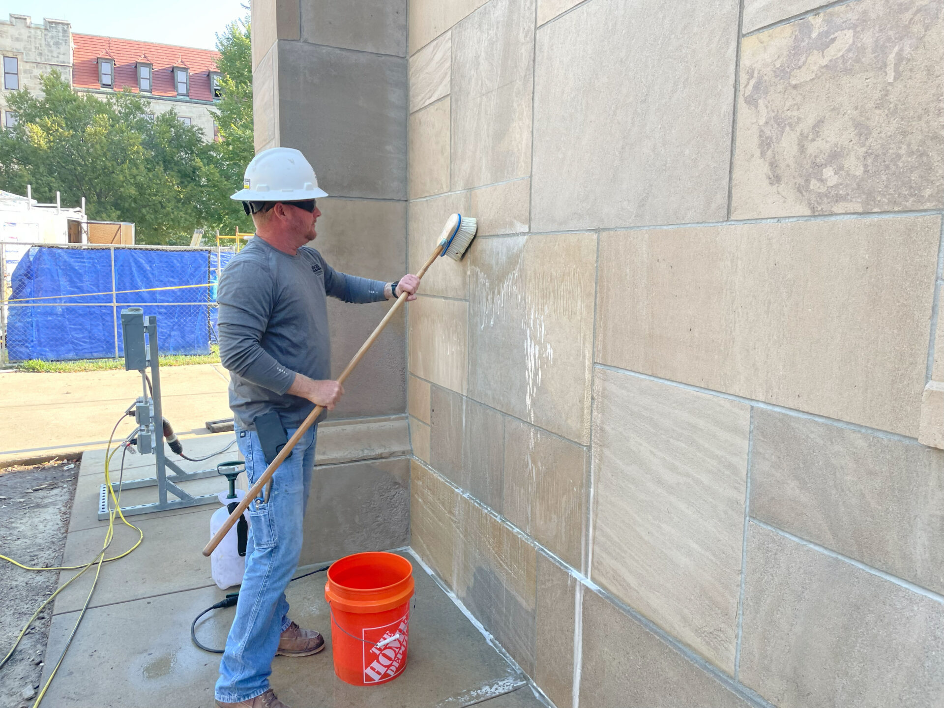 Restoring KU's Budig Hall: Limestone Cleaning and Preservation - Prosoco